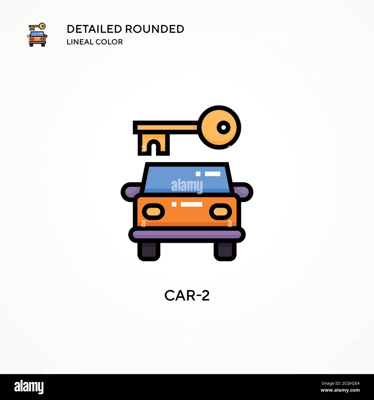 Car-2 vector icon. Modern vector illustration concepts. Easy to edit ...