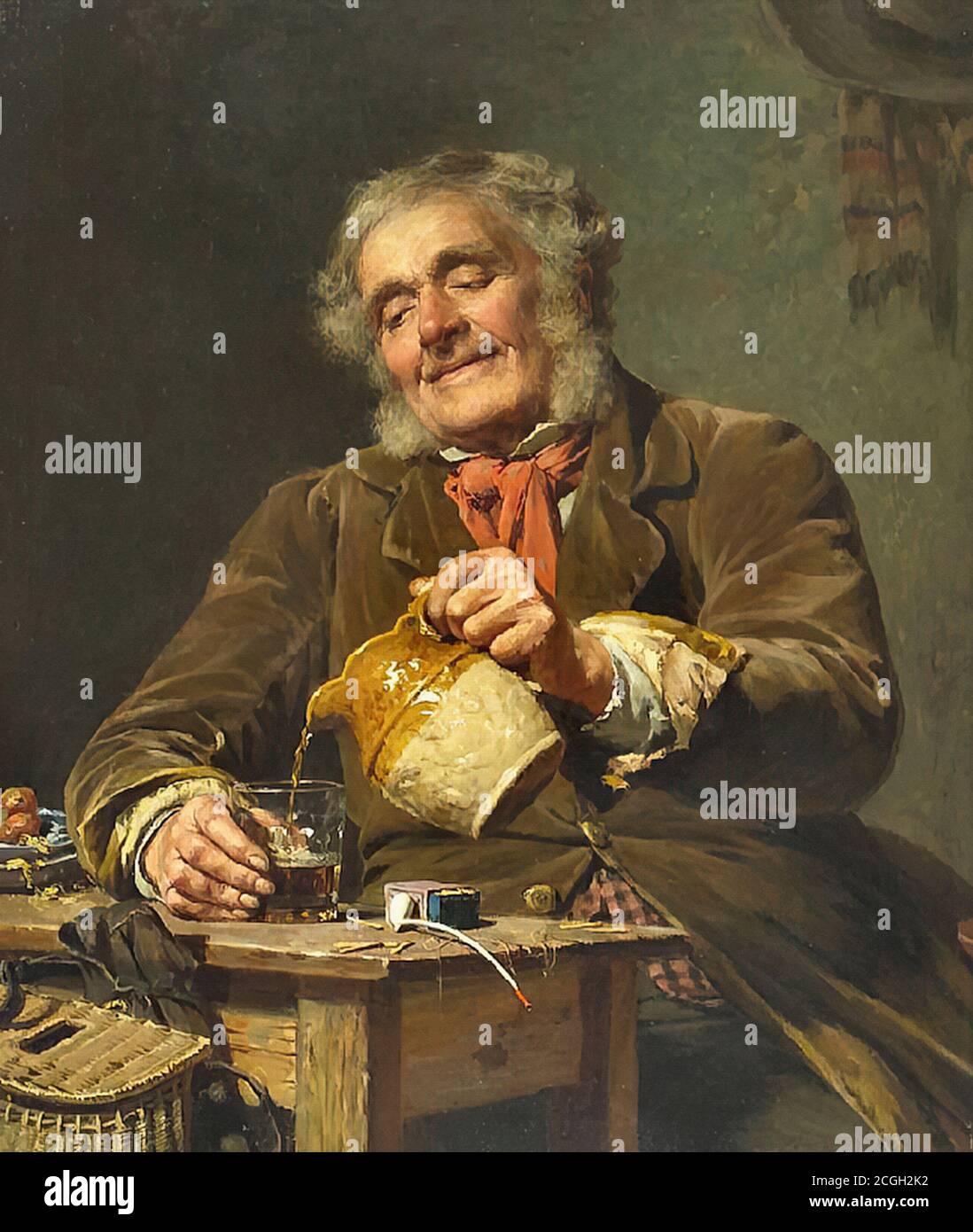 Roberts Edwin Thomas - a Welcome Drink - British School - 19th Century ...