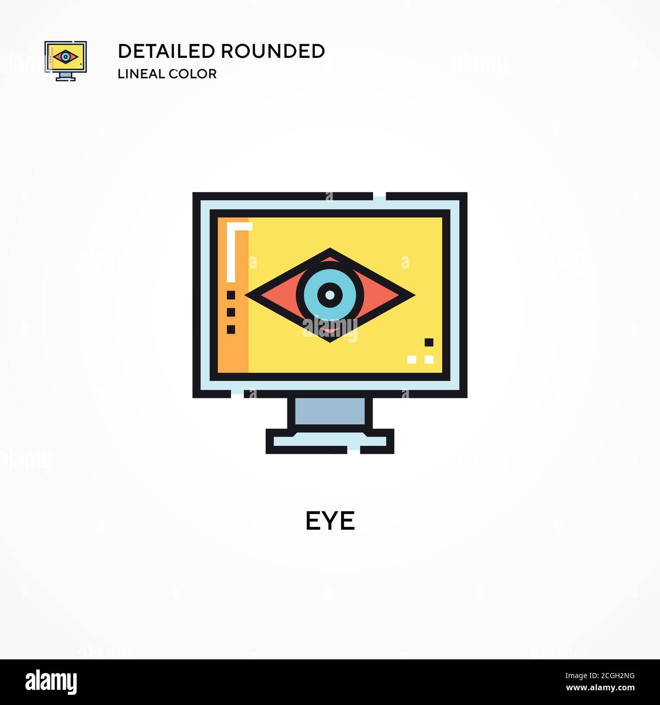 Eye vector icon. Modern vector illustration concepts. Easy to edit and ...