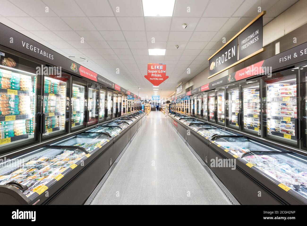 Aldi Supermarket interior Stock Photo - Alamy