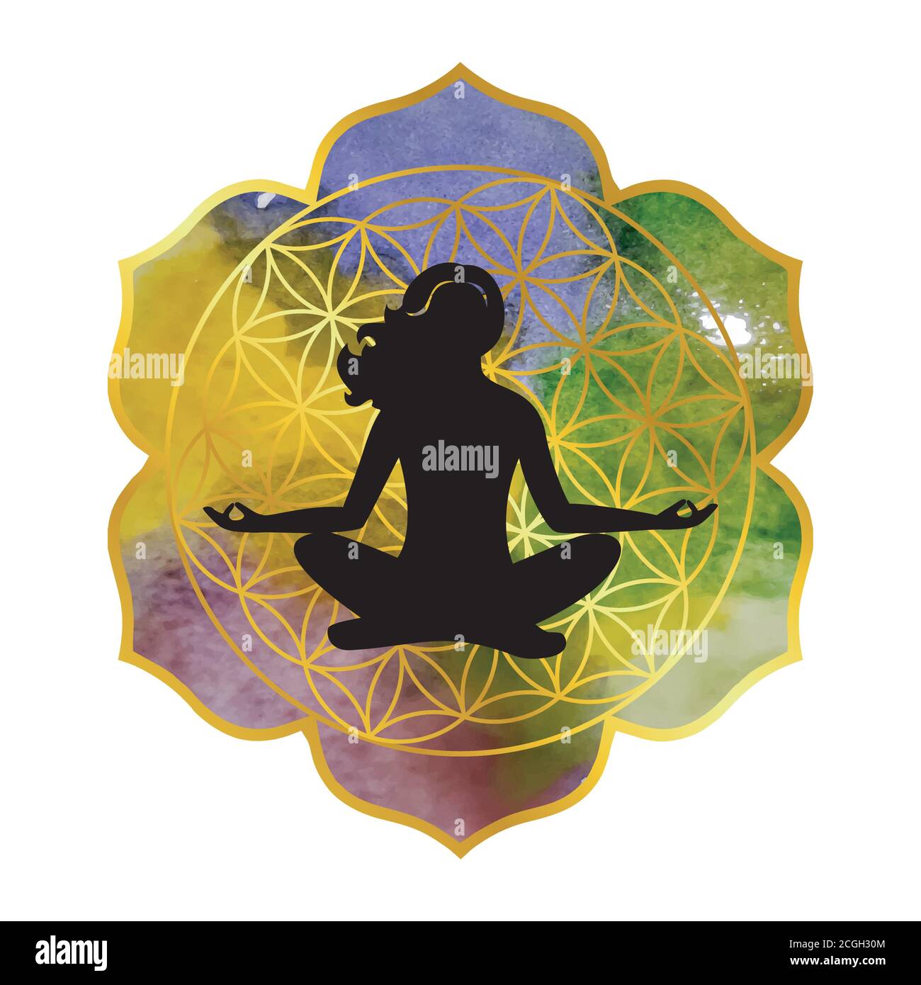 S chakras Stock Vector Images - Alamy