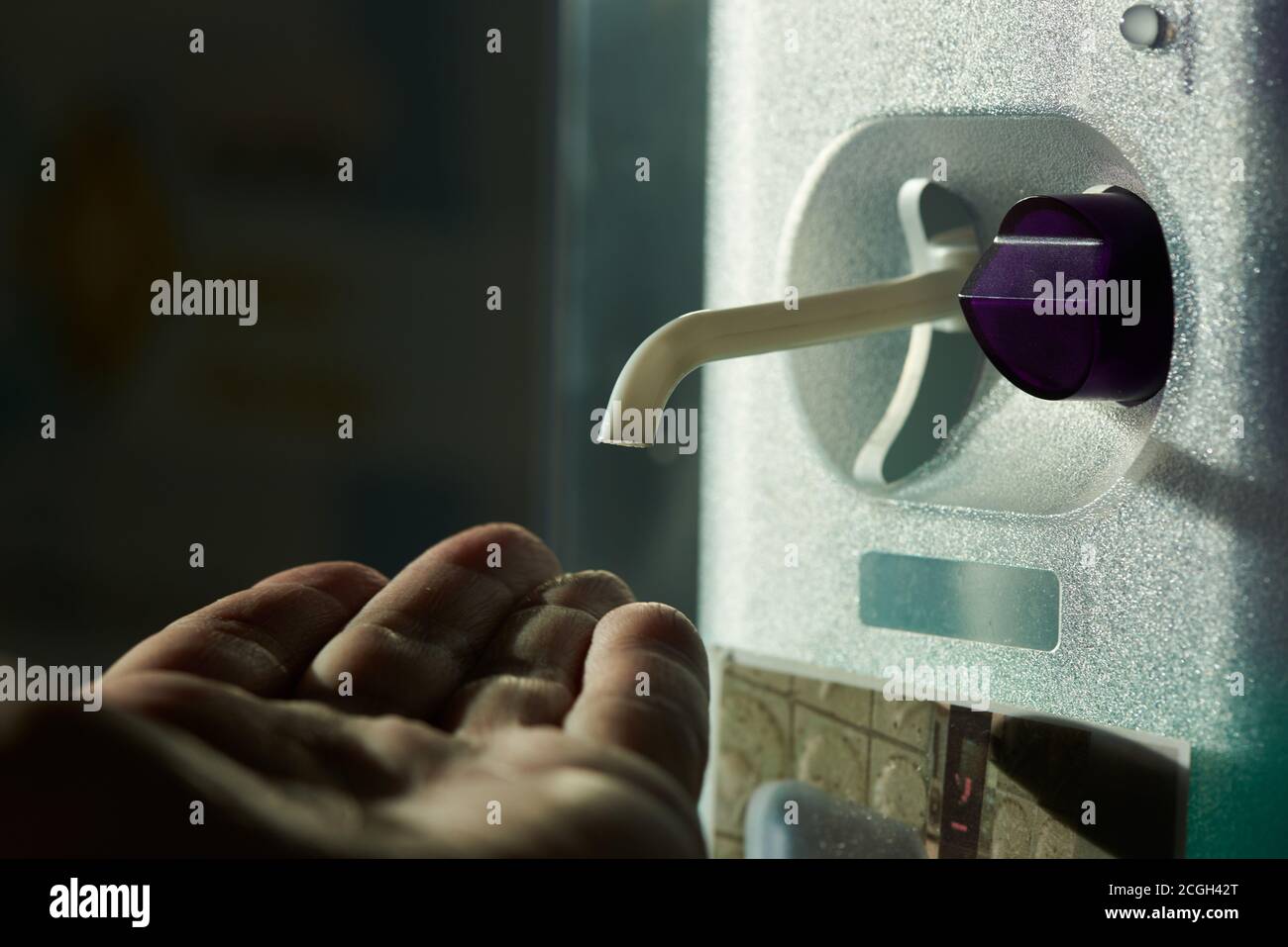 Automatic hand wash hi-res stock photography and images - Alamy