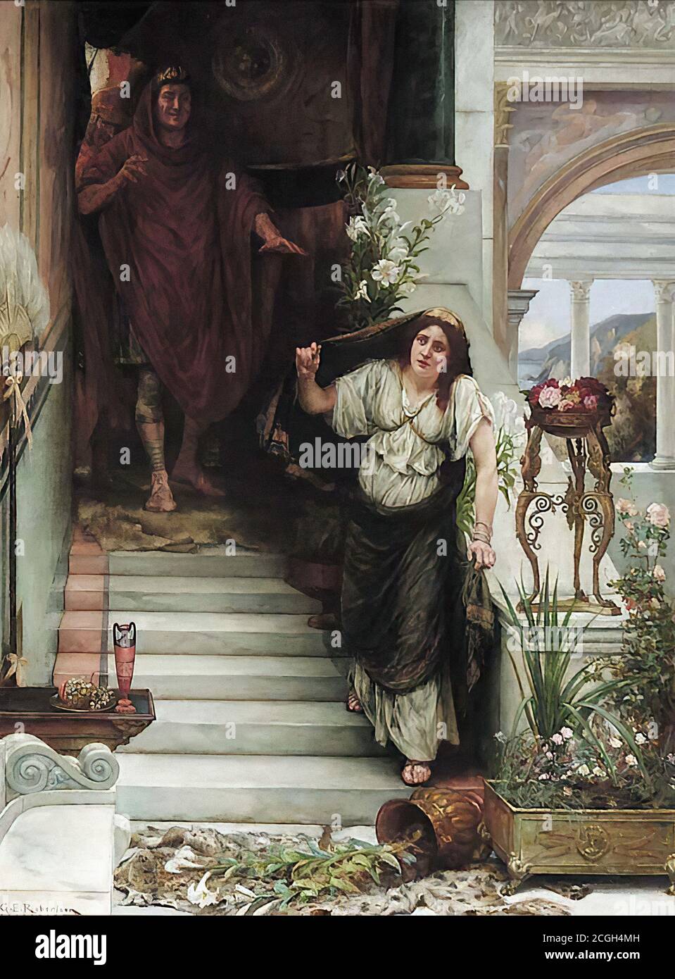 George robertson painting hi-res stock photography and images - Alamy