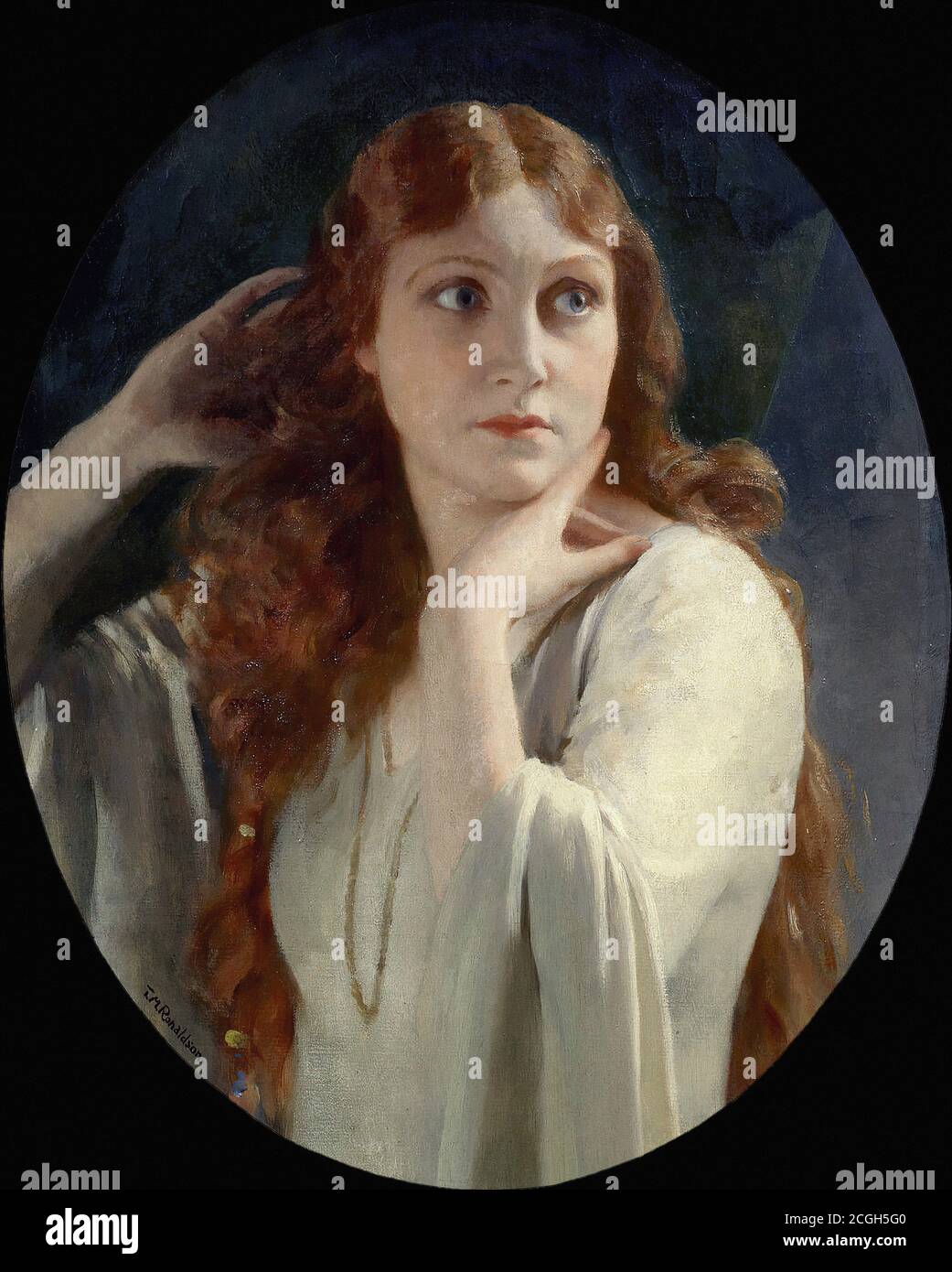 Ronaldson Thomas Martine - Portrait of Fay Compton as Ophelia - British ...