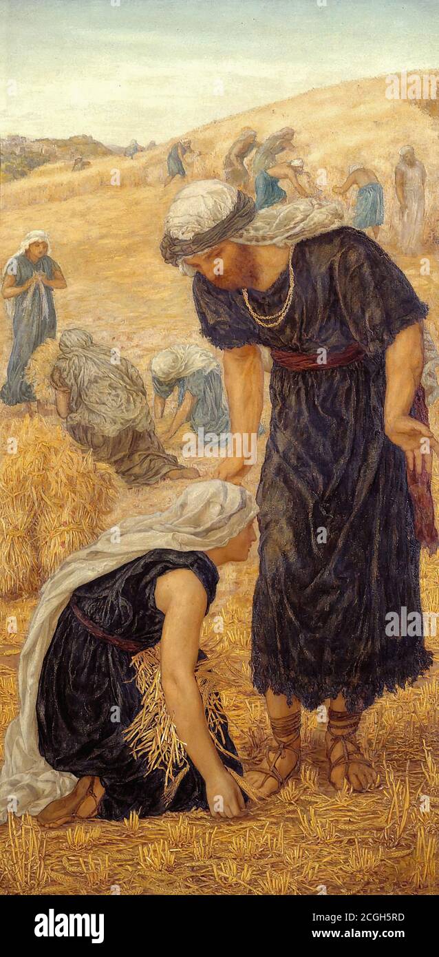 Rooke Thomas Matthews - the Story of Ruth 3 (Centre - Ruth and Boaz ...