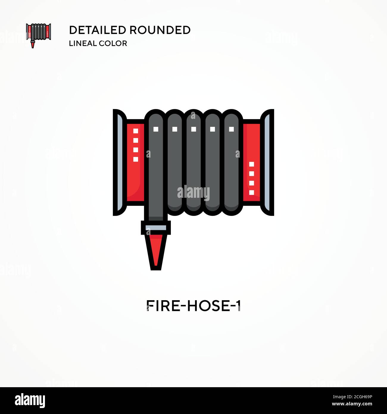 Fire engine hose uniform Stock Vector Images - Alamy