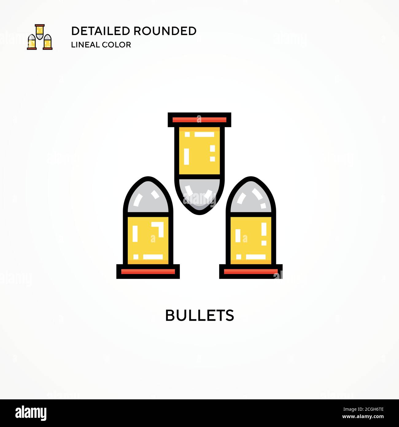 Bullets vector icon. Modern vector illustration concepts. Easy to edit ...