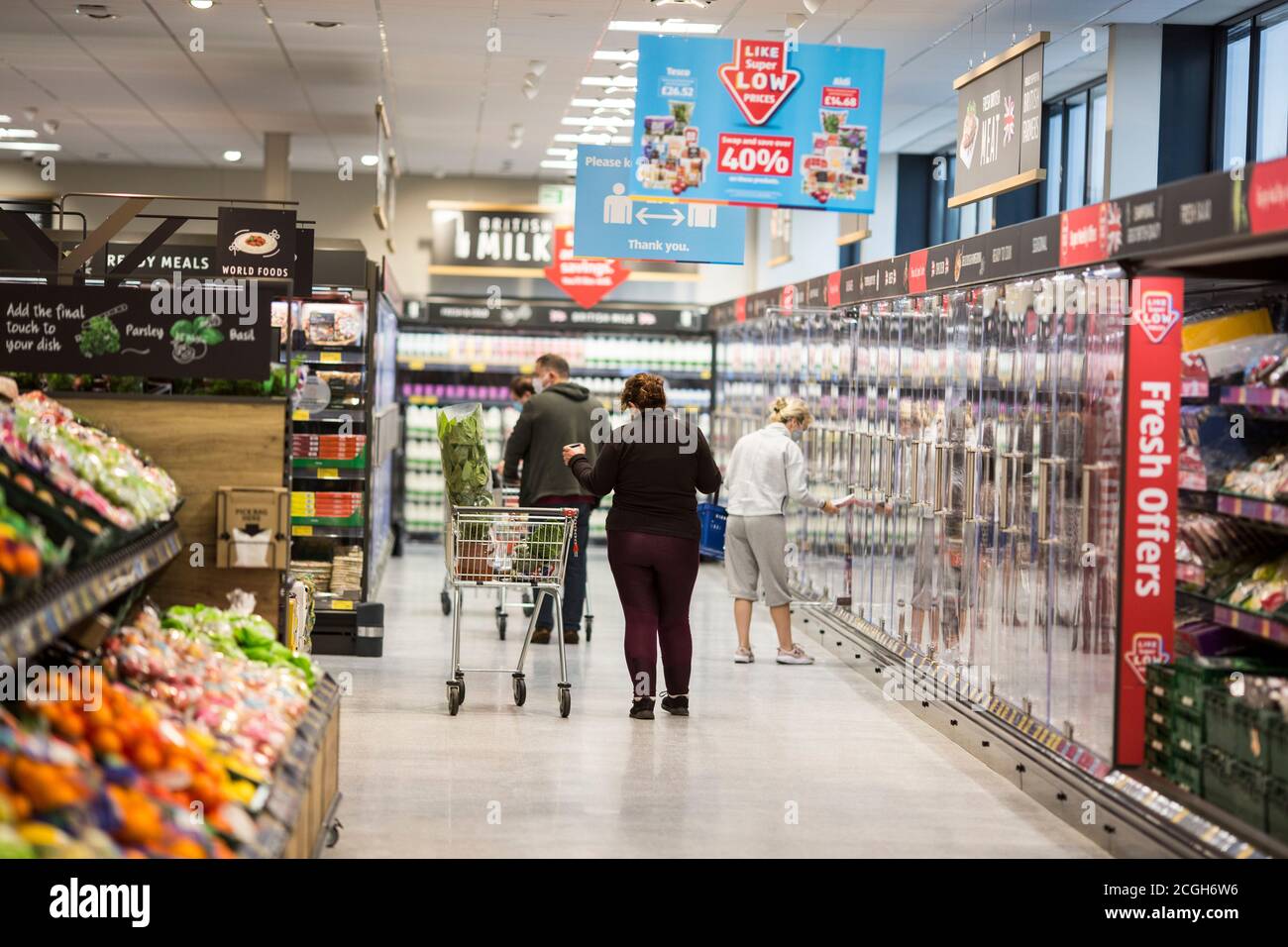 Aldi Supermarket interior Stock Photo - Alamy