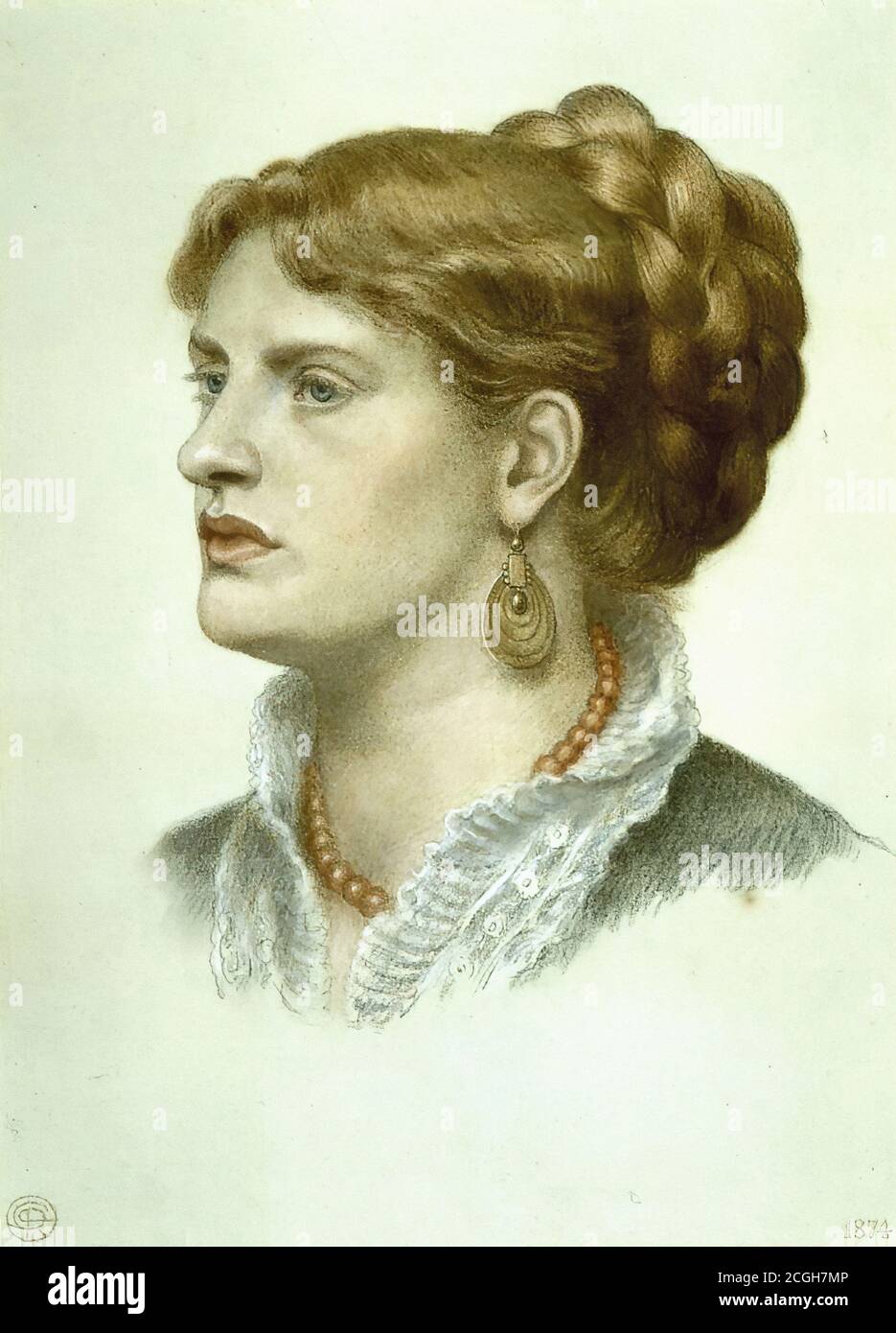 Rossetti Dante Gabriel - Fanny Cornforth 4 - British School - 19th ...