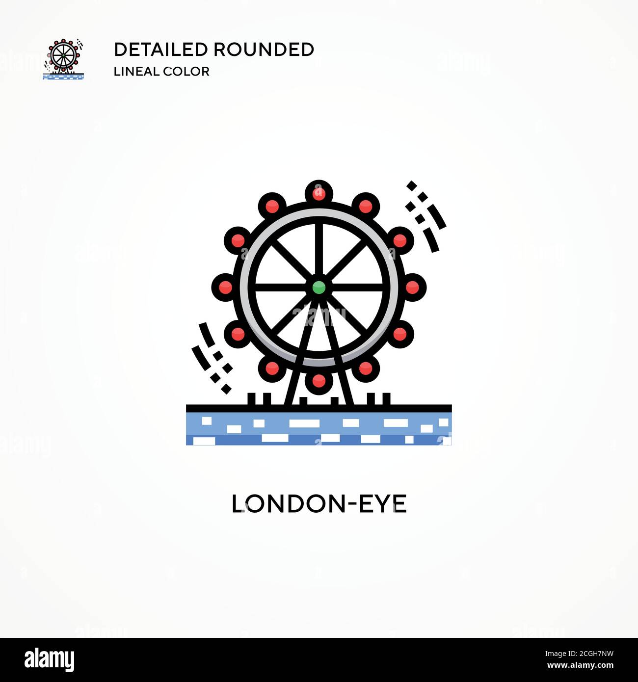 London Eye Stock Vector Images - Alamy
