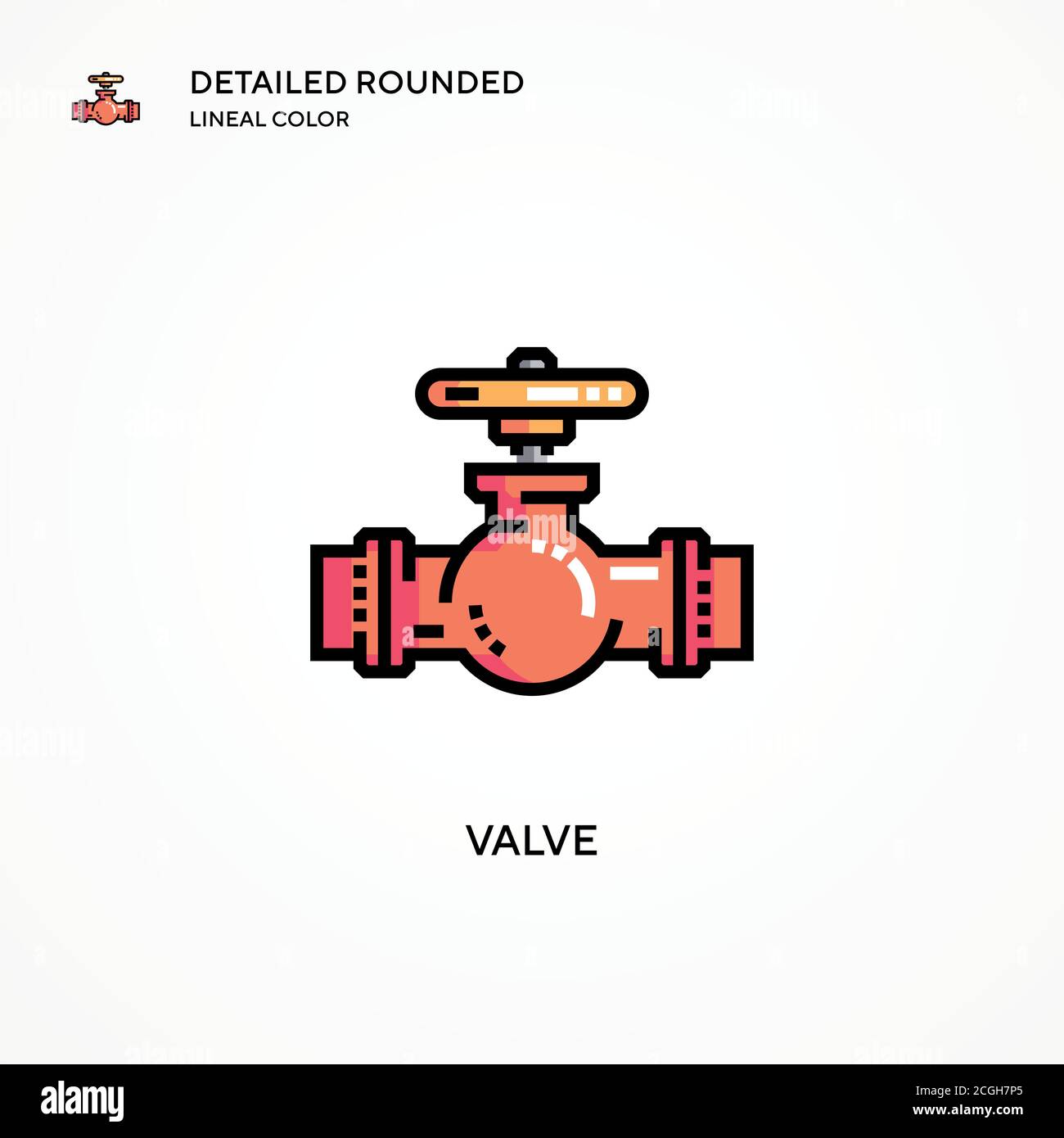 Valve vector icon. Modern vector illustration concepts. Easy to edit ...