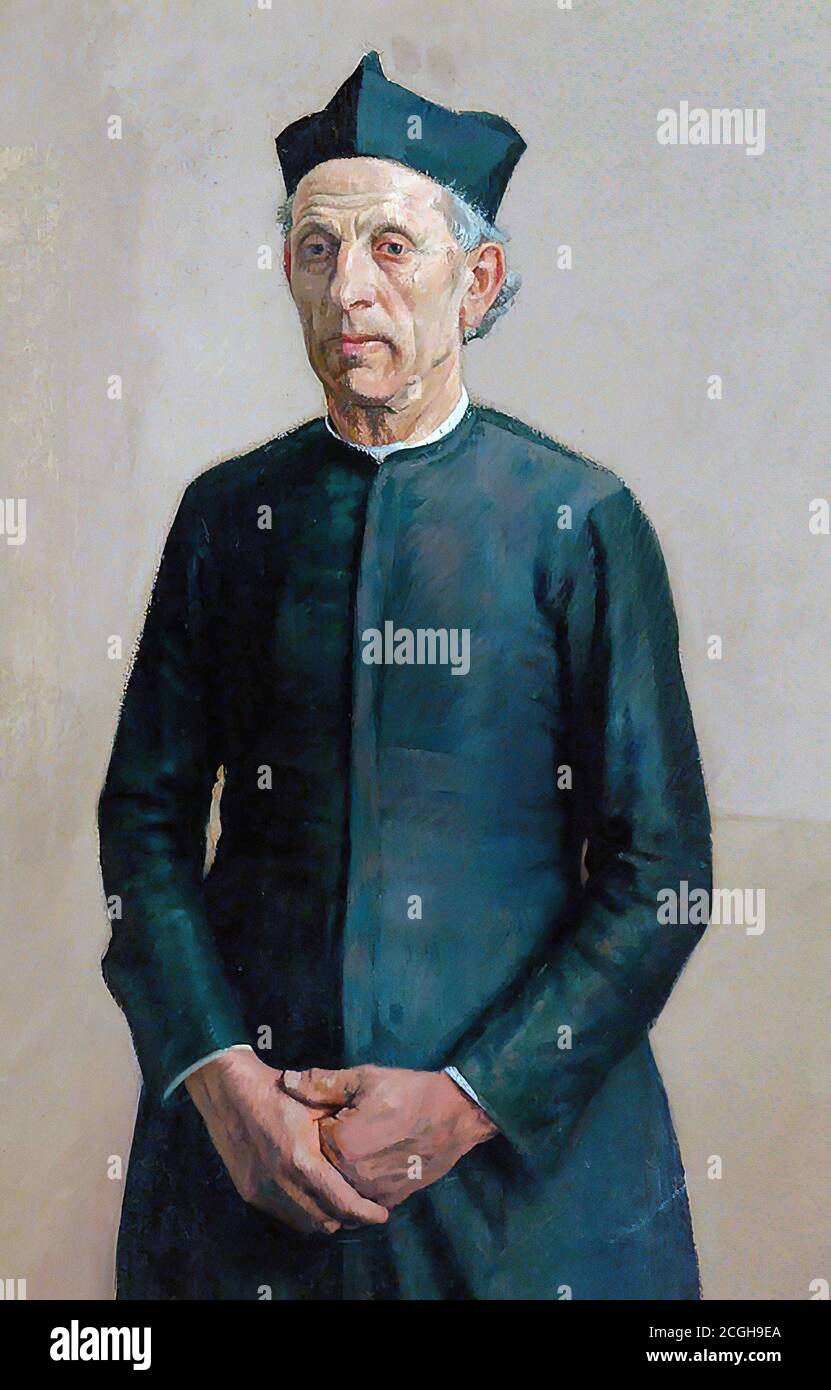 Old priest hi-res stock photography and images - Alamy