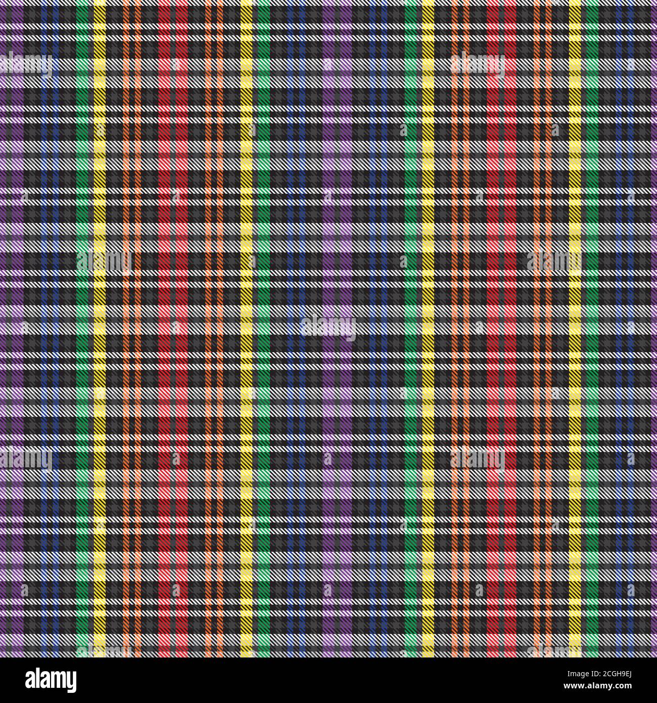 Rainbow Glen Plaid textured seamless pattern suitable for fashion ...