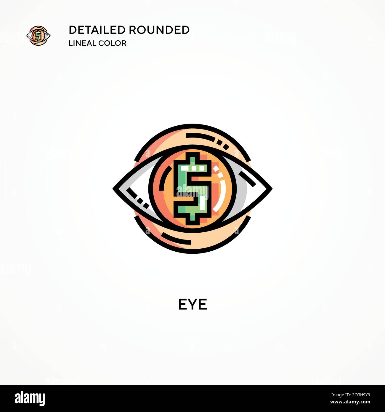 Eye vector icon. Modern vector illustration concepts. Easy to edit and ...
