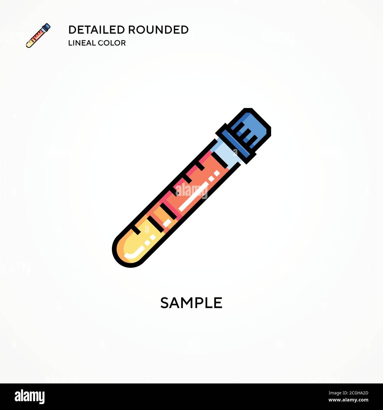 Sample vector icon. Modern vector illustration concepts. Easy to edit ...