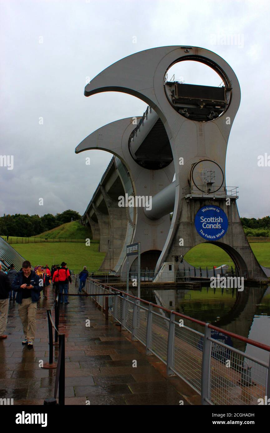 Falkirk Wheel, Scotland Stock Photo - Alamy