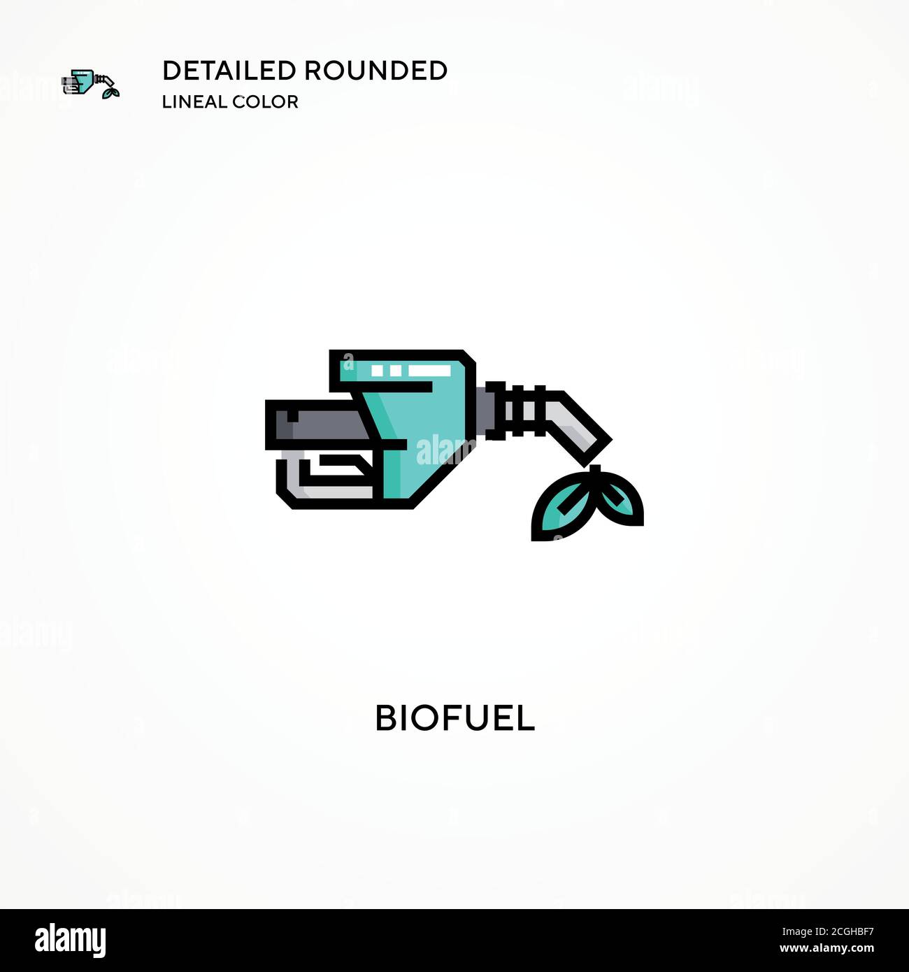 Biofuel vector icon. Modern vector illustration concepts. Easy to edit ...