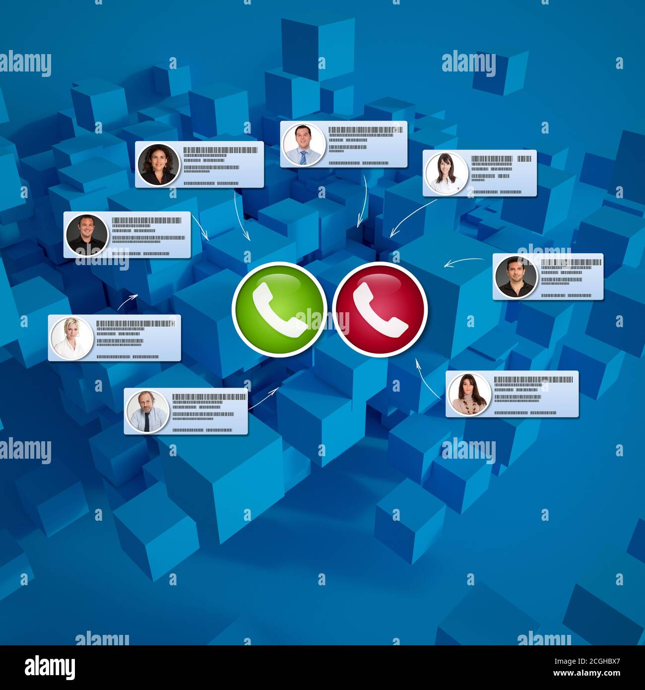 Call abstract hi-res stock photography and images - Alamy