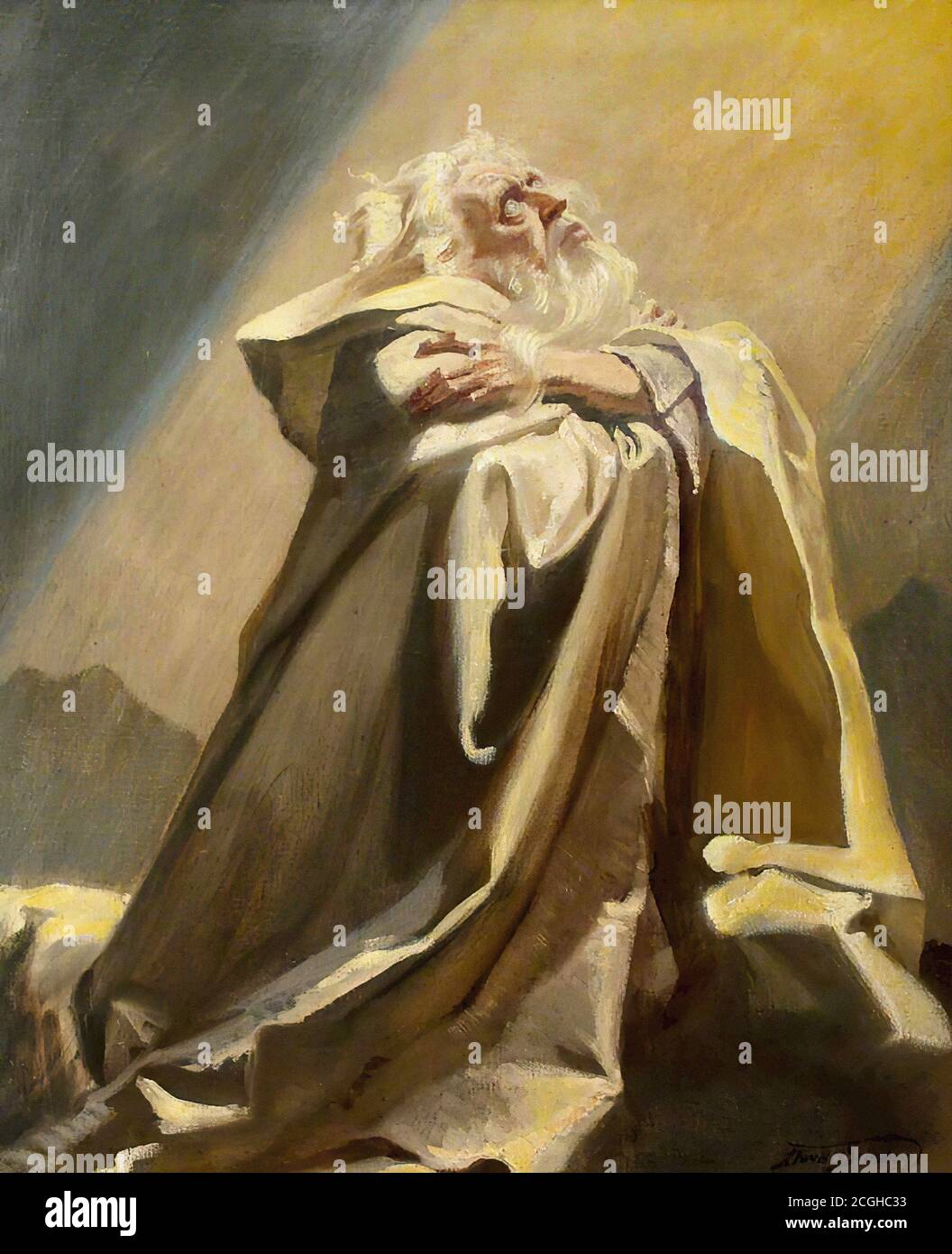 Salisbury Frank Owen - Moses the Friend of God - British School - 19th ...