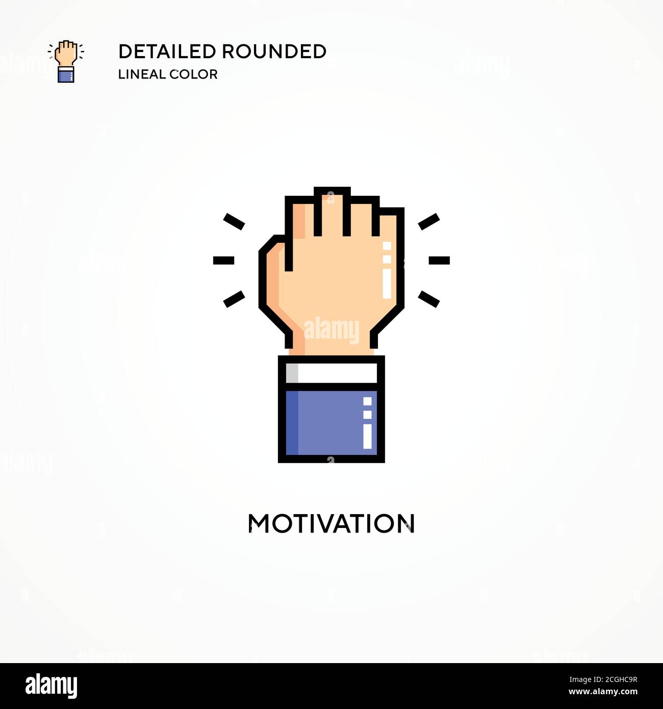 Motivation vector icon. Modern vector illustration concepts. Easy to ...