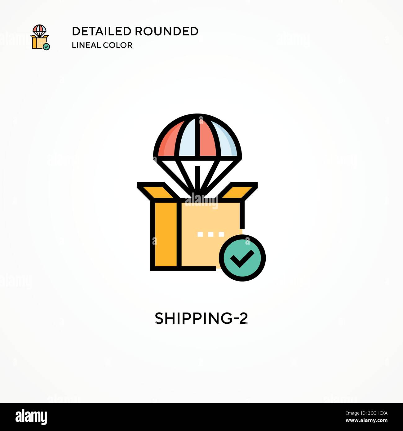Shipping-2 vector icon. Modern vector illustration concepts. Easy to ...