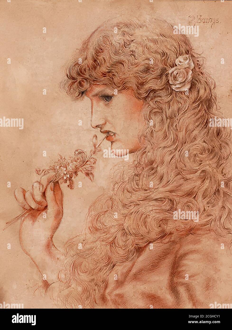 Sandys Anthony Frederick - Love's Shadow 1 - British School - 19th ...
