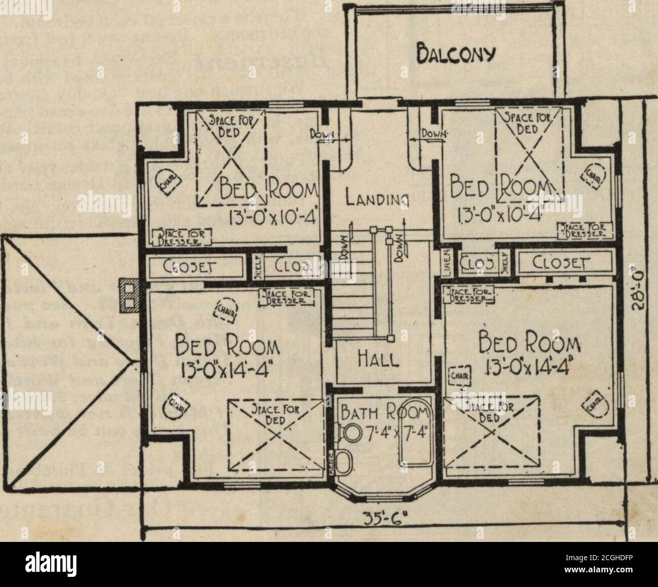 . Honor bilt modern homes. . 35-CT. FIRST FLOOR PLAN. SECOND FLOOR PLAN ...