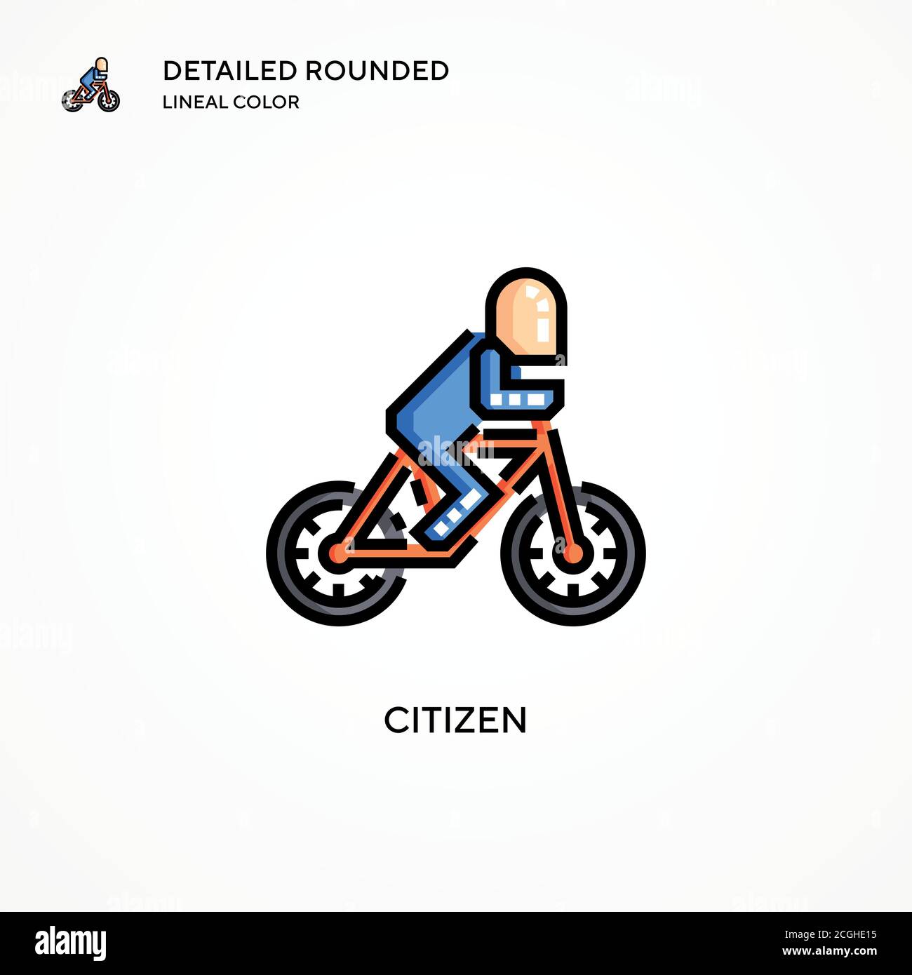 Citizen vector icon. Modern vector illustration concepts. Easy to edit ...