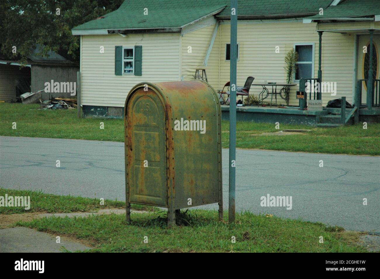 Post office relay box Stock Photo - Alamy