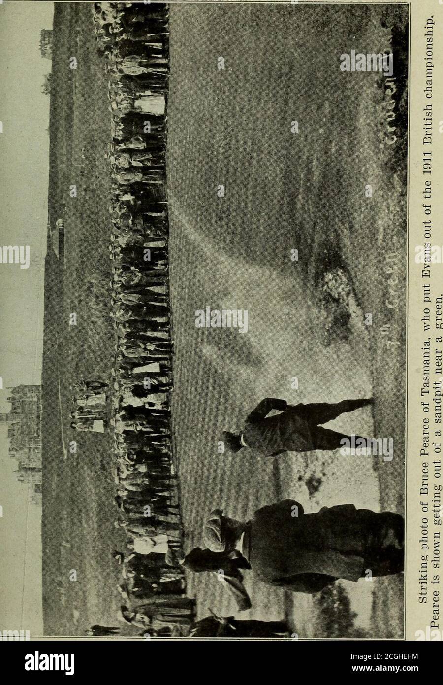 . Chick Evans' golf book . Scenes from the British Amateur golf tourney ...
