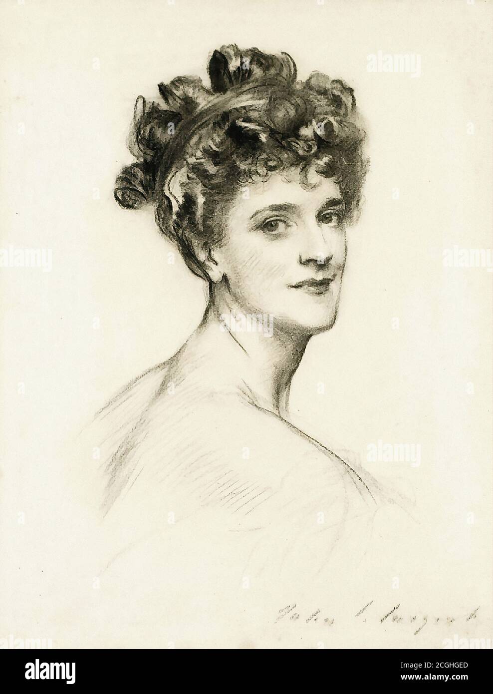 Sargent John Singer - Alice Lady Lowther-Blight - British School - 19th ...