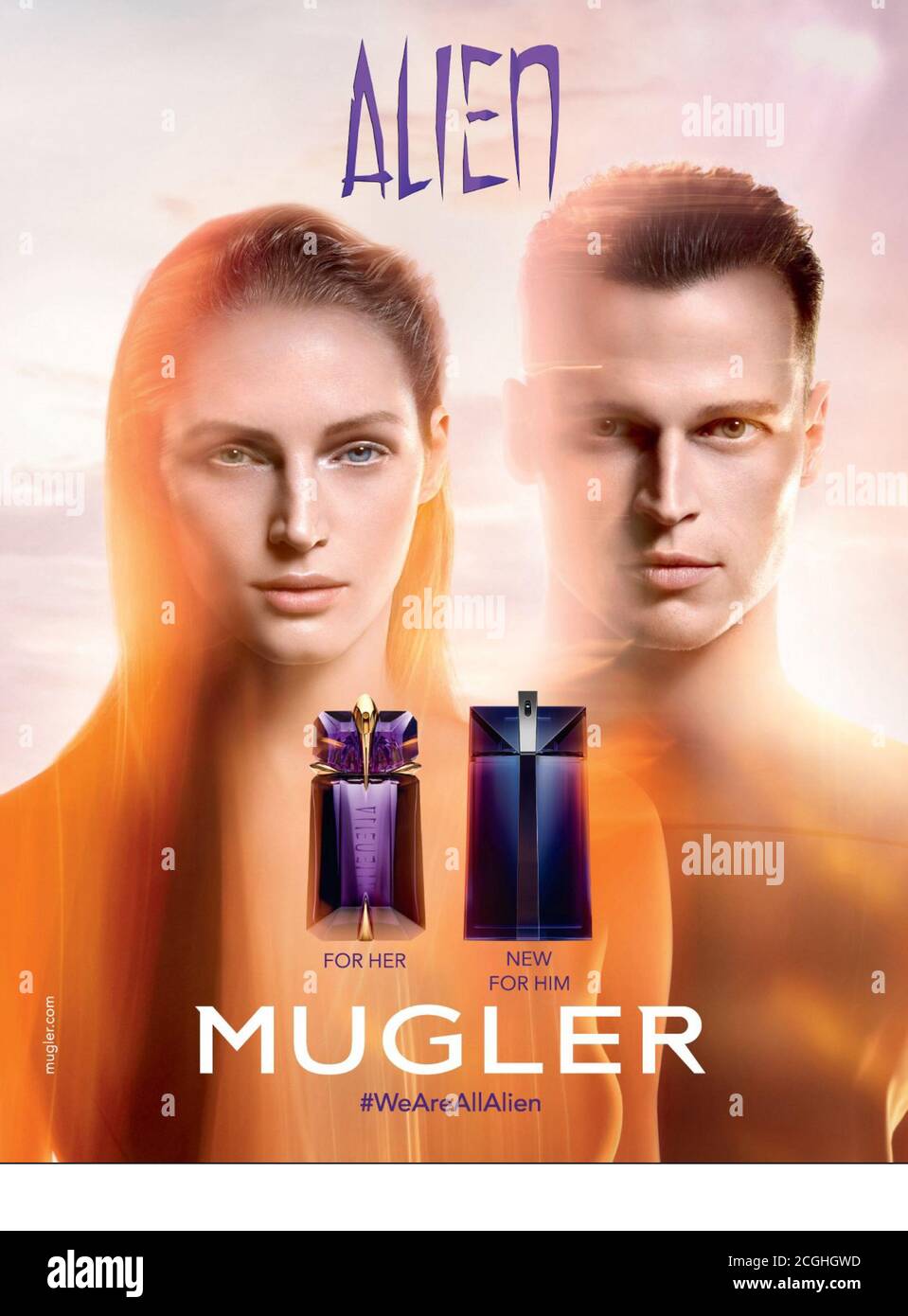 2010s UK Mugler Magazine Advert Stock Photo - Alamy