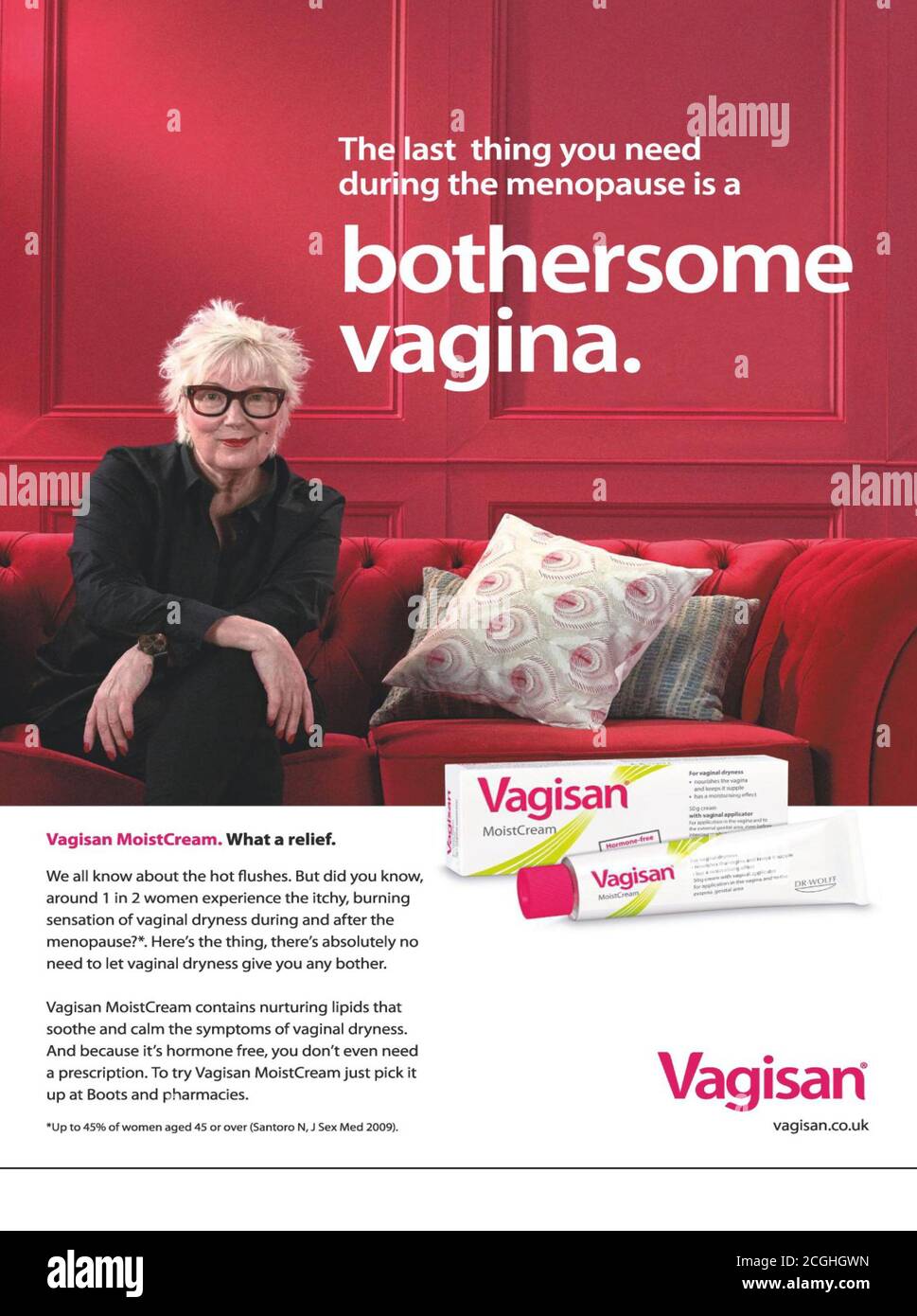 2010s UK Vagisan Magazine Advert Stock Photo - Alamy