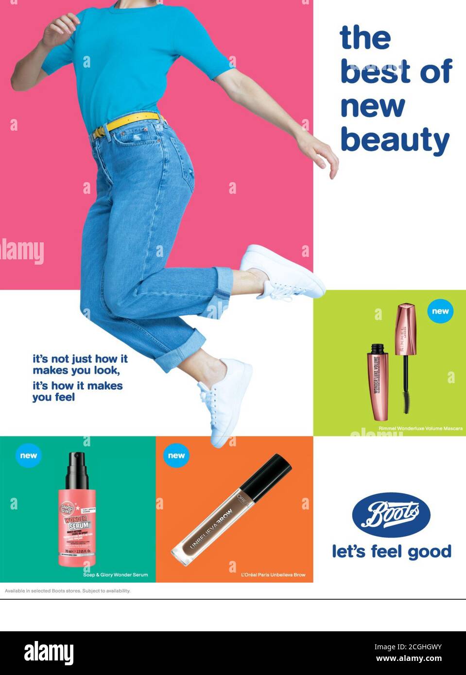 2010s UK Boots Magazine Advert Stock Photo - Alamy