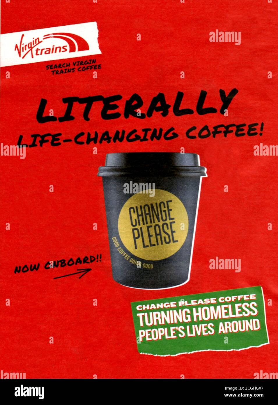 2010s UK Virgin Trains Magazine Advert Stock Photo - Alamy