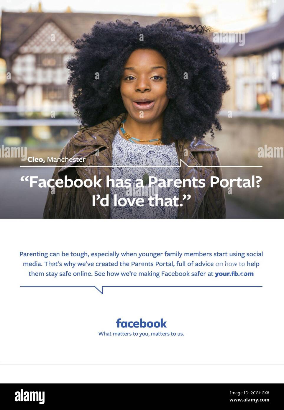 2010s UK Facebook Magazine Advert Stock Photo - Alamy