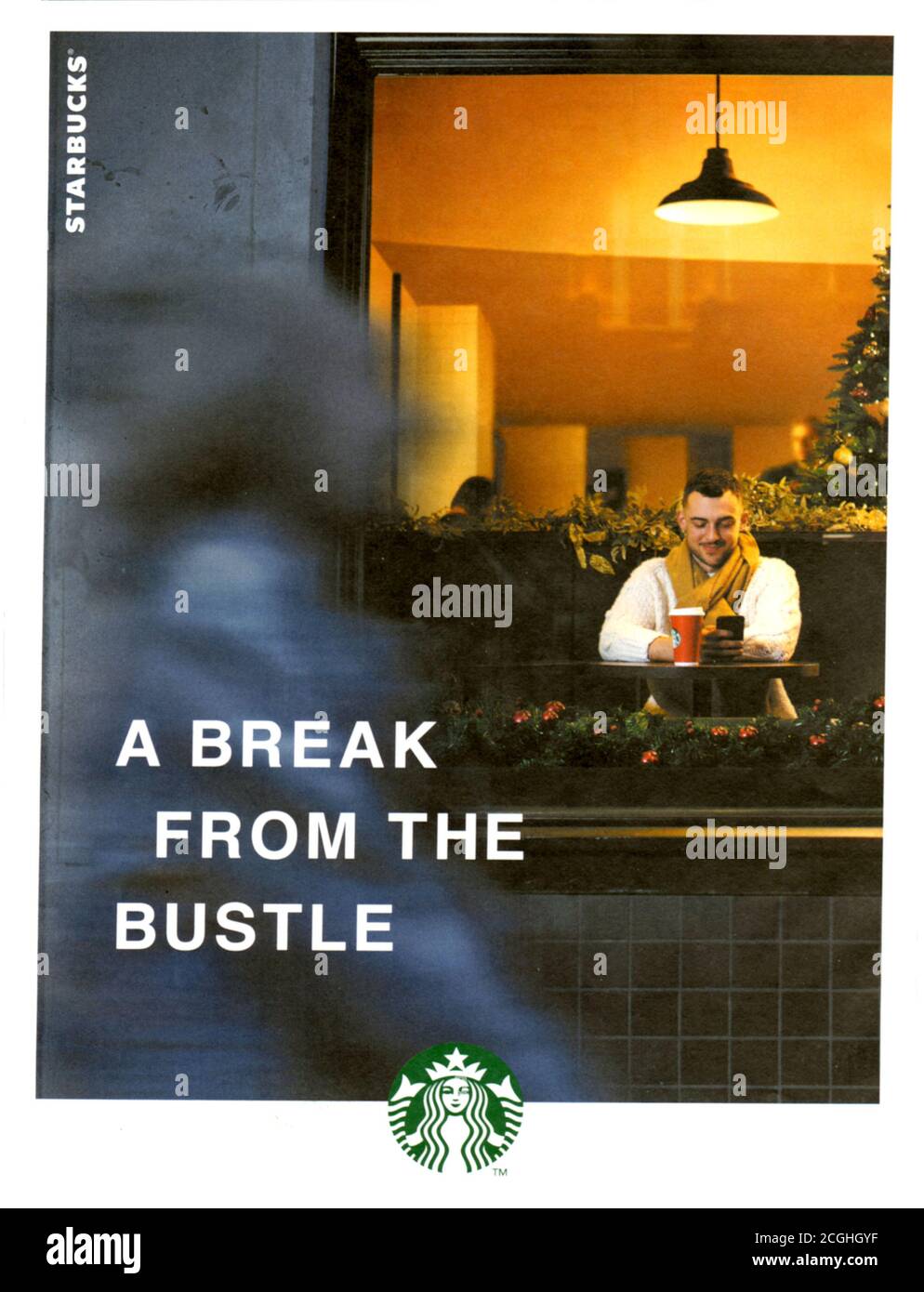 2010s UK Starbucks Magazine Advert Stock Photo - Alamy