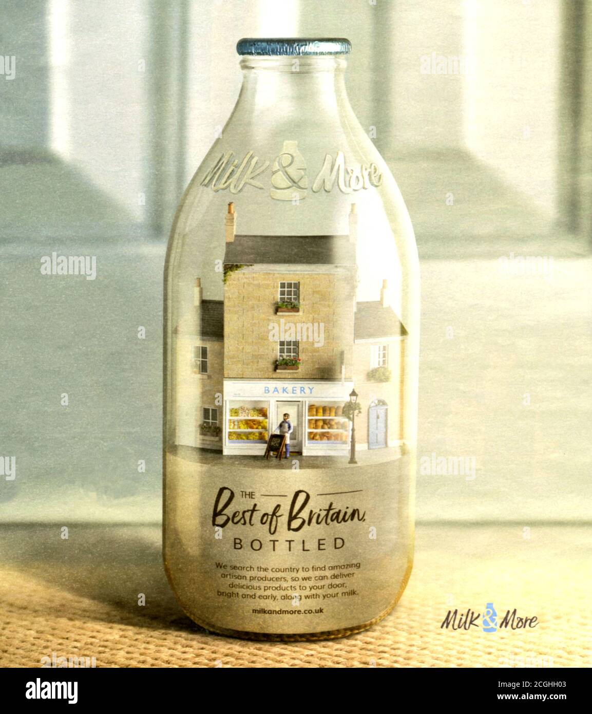 2010s UK Milk & More Magazine Advert Stock Photo - Alamy