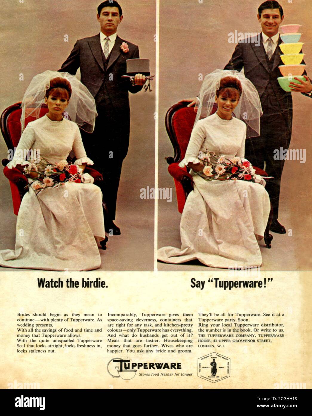 1950s UK Tupperware Magazine Advert Stock Photo - Alamy