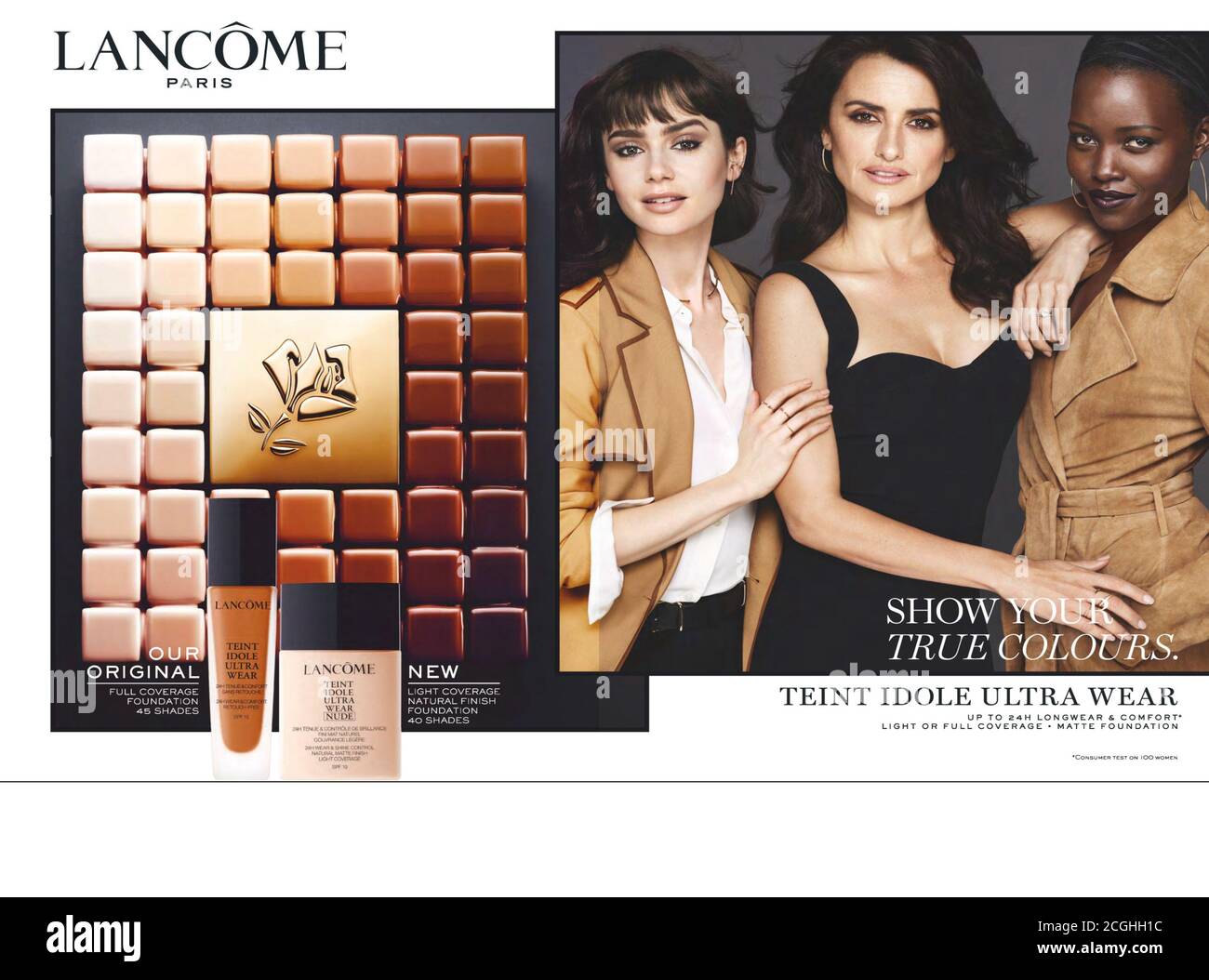 2010s UK Lancome Magazine Advert Stock Photo - Alamy