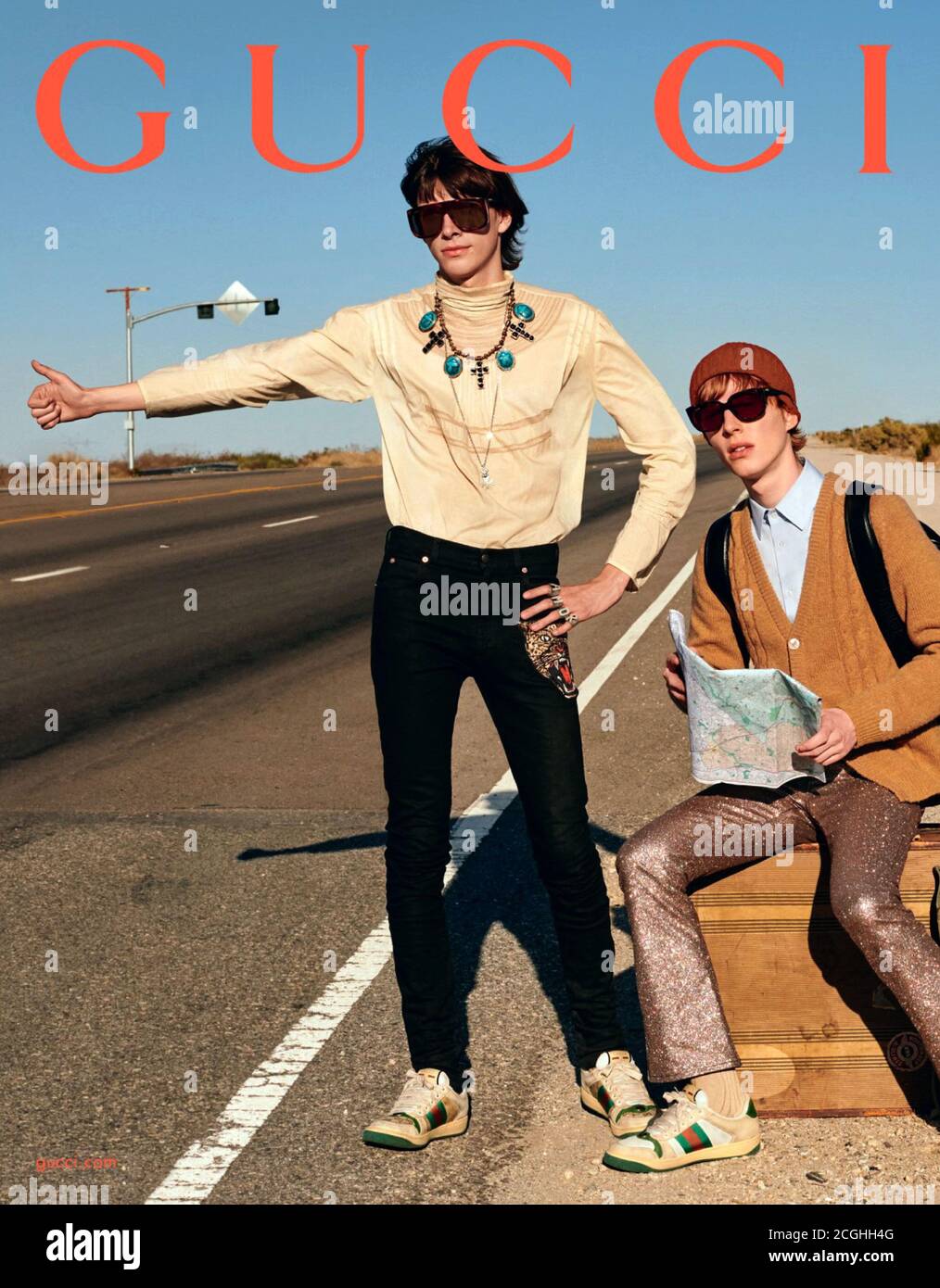 2010s UK Gucci Magazine Advert Stock Photo - Alamy
