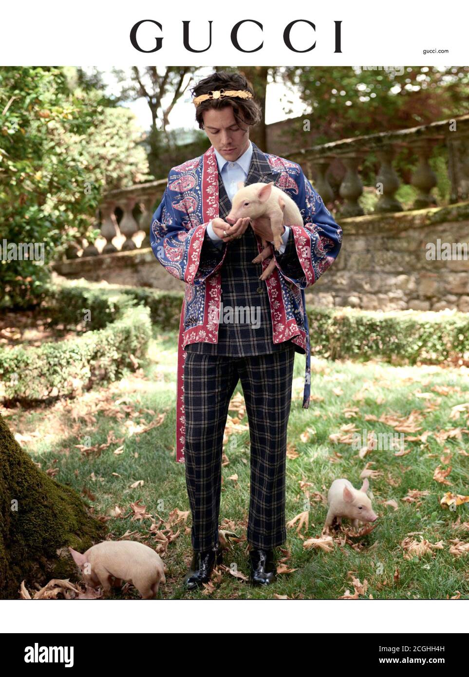 2010s uk gucci magazine advert hi-res stock photography and images - Alamy