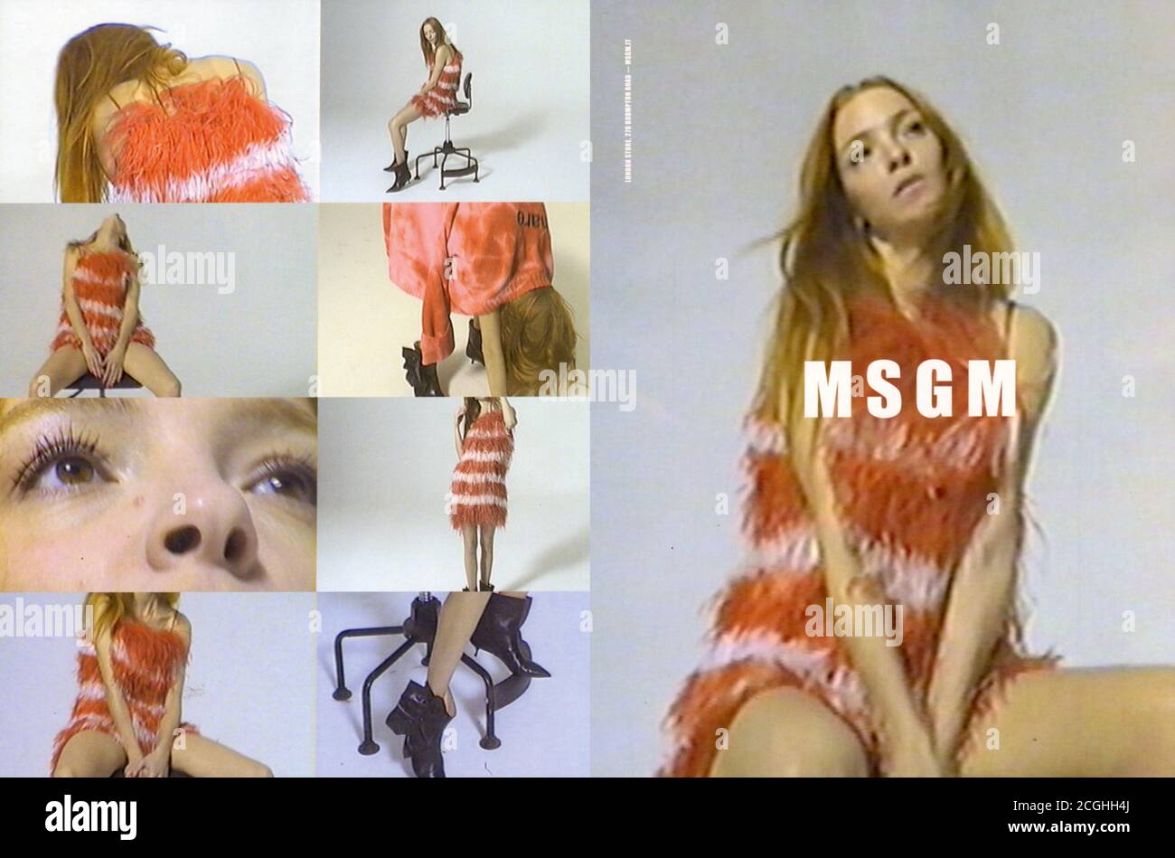 2010s UK MSGM Magazine Advert Stock Photo - Alamy