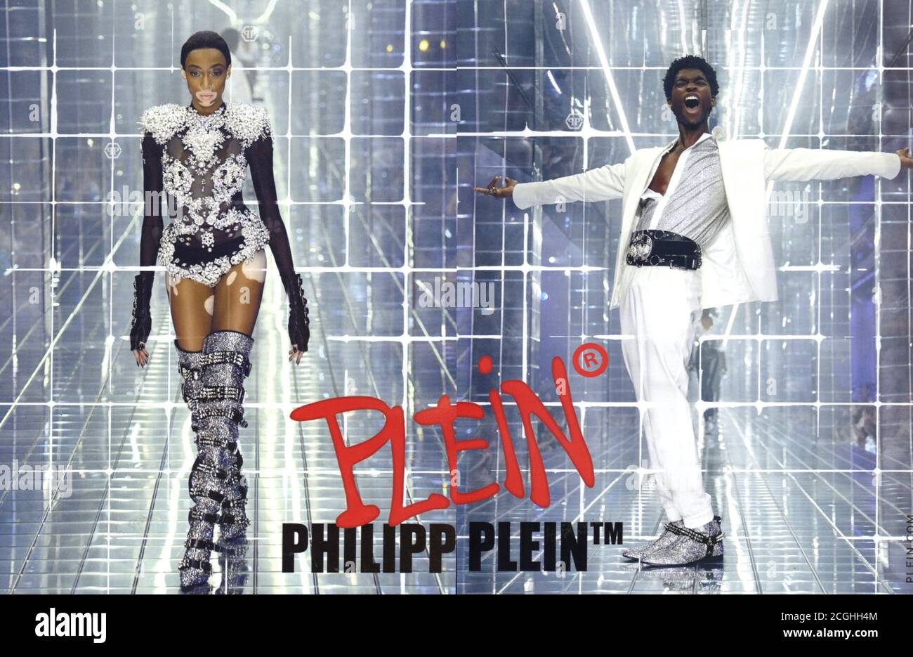 2010s UK Philipp Plein Magazine Advert Stock Photo - Alamy