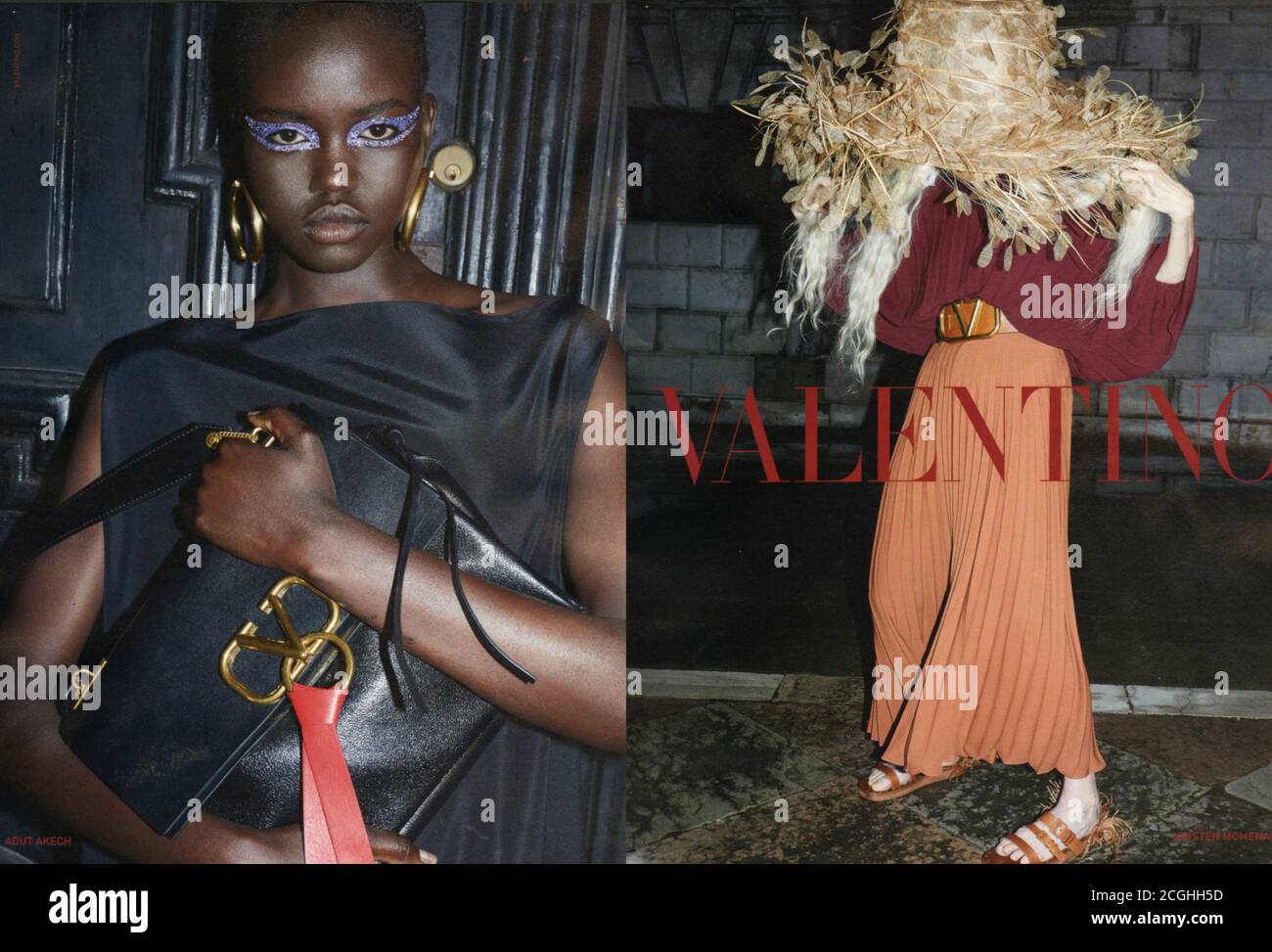2010s UK Valentino Magazine Advert Stock Photo - Alamy