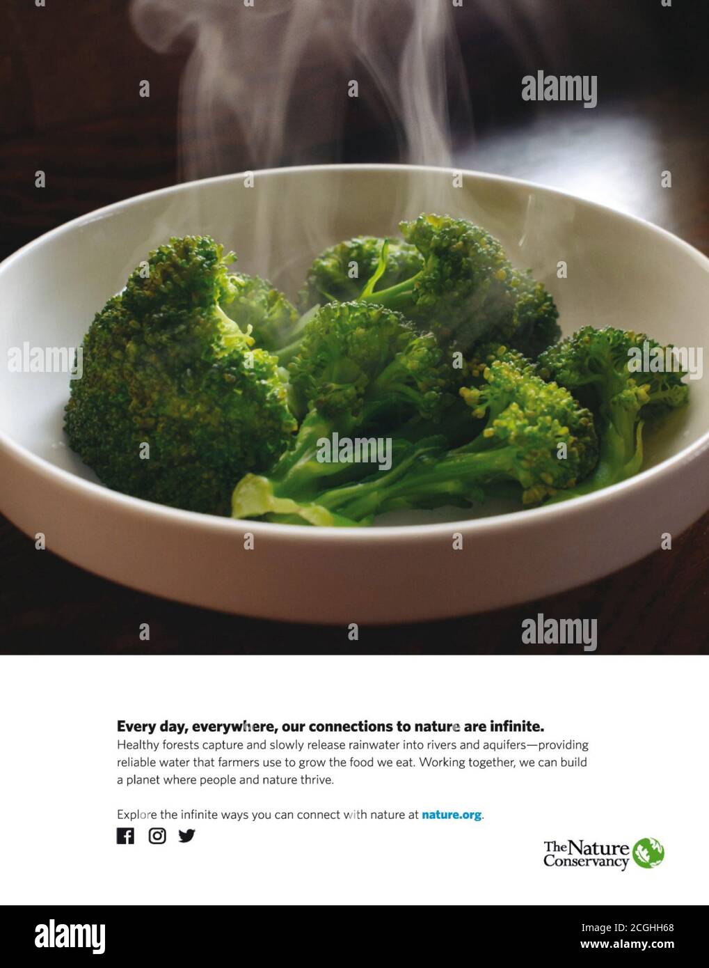 2010s UK The Nature Conservancy Magazine Advert Stock Photo - Alamy