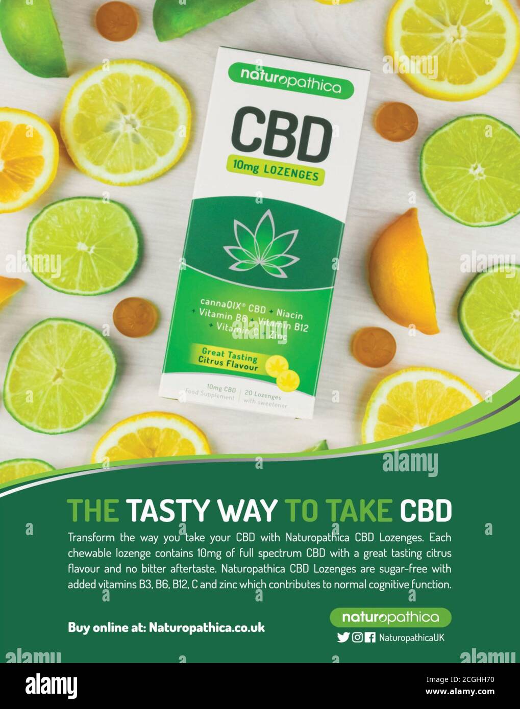 2010s UK Naturopathica Magazine Advert Stock Photo - Alamy