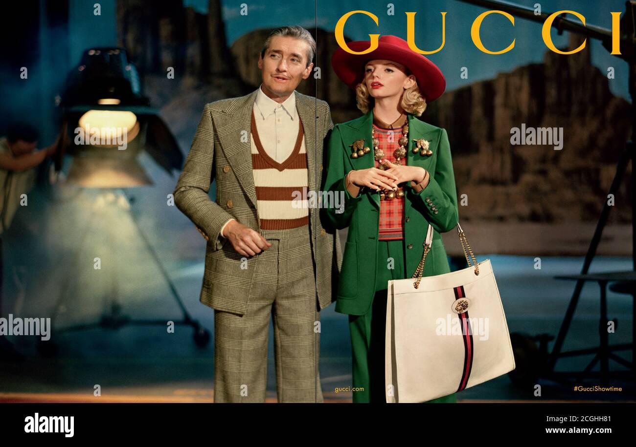 2010s UK Gucci Magazine Advert Stock Photo - Alamy