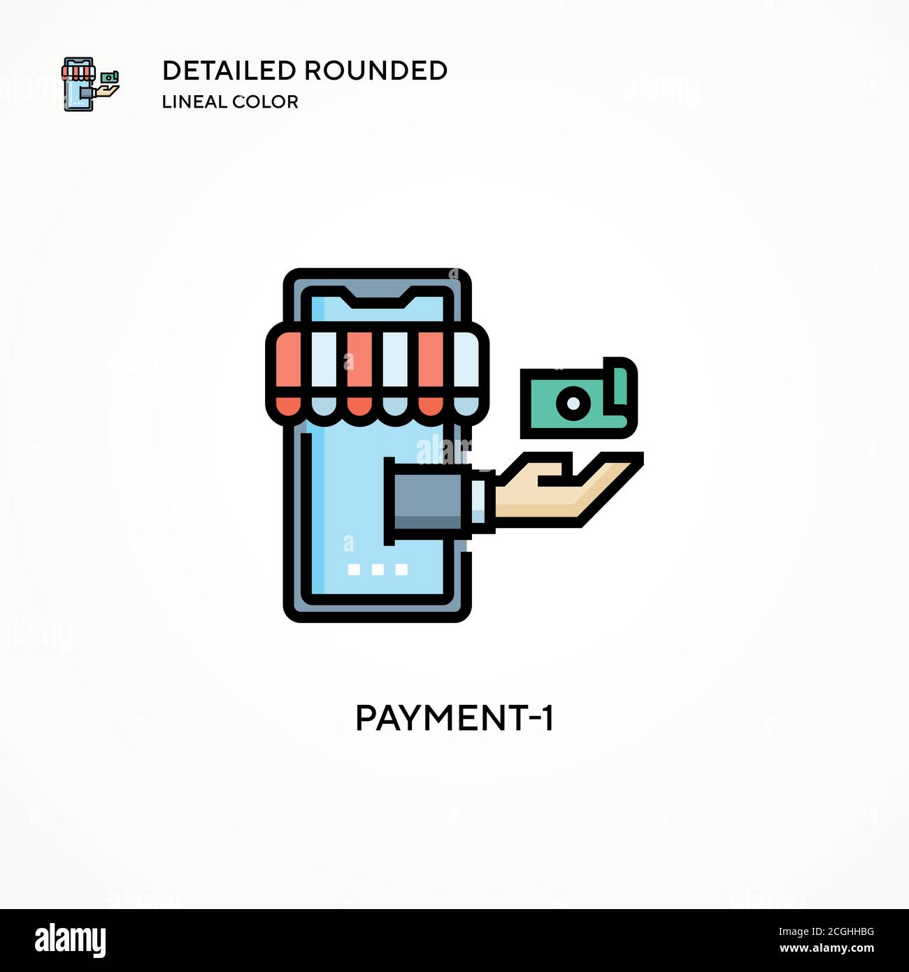 Payment-1 vector icon. Modern vector illustration concepts. Easy to ...