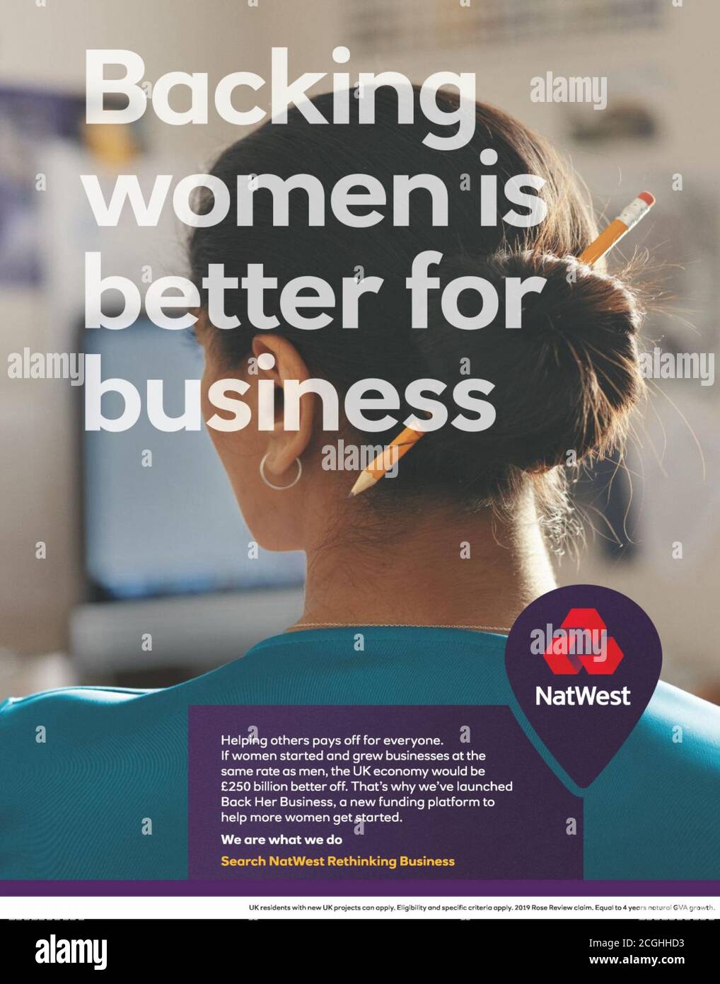 2010s UK Natwest Magazine Advert Stock Photo - Alamy